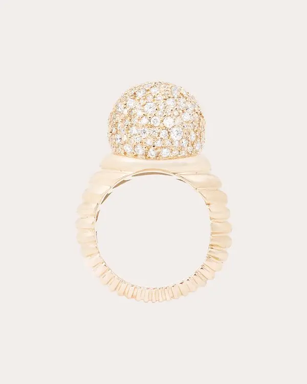 CAMPBELL + CHARLOTTE Diamond Revel Bobble Cocktail Ring