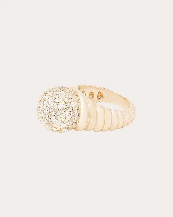 CAMPBELL + CHARLOTTE Diamond Revel Bobble Cocktail Ring