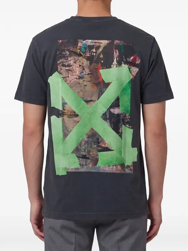 Off-White Bacco Arrow Skate Cotton T-shirt