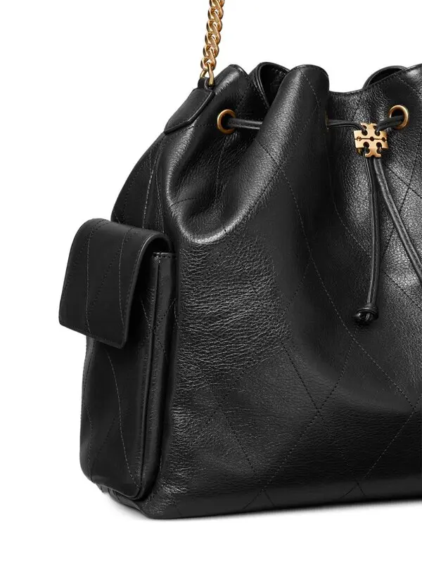 Tory Burch Charlie Large Leather Shoulder Bag