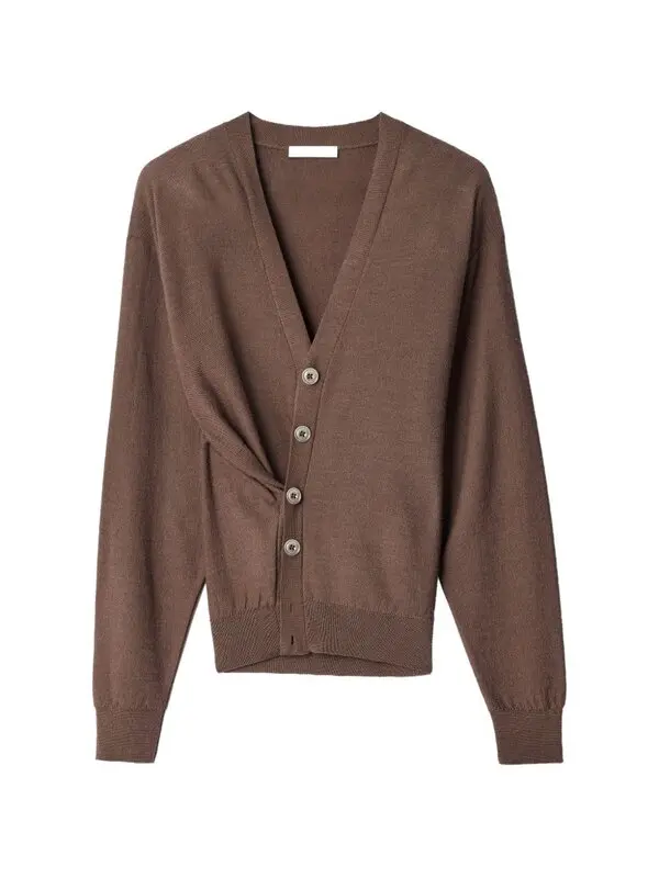 LEMAIRE Wool Blend Twisted Cardigan