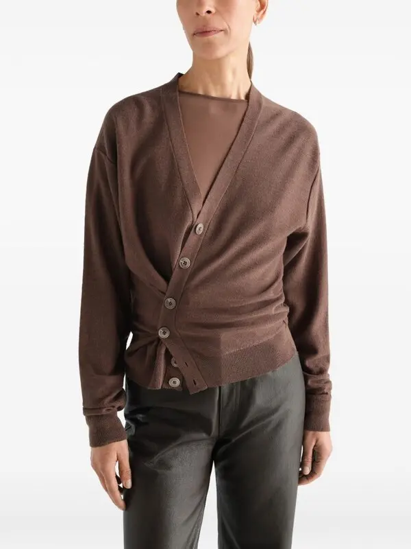 LEMAIRE Wool Blend Twisted Cardigan