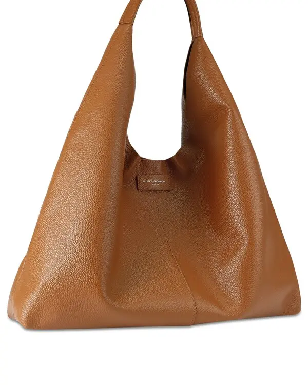 Kurt Geiger Violet Leather Hobo Bag