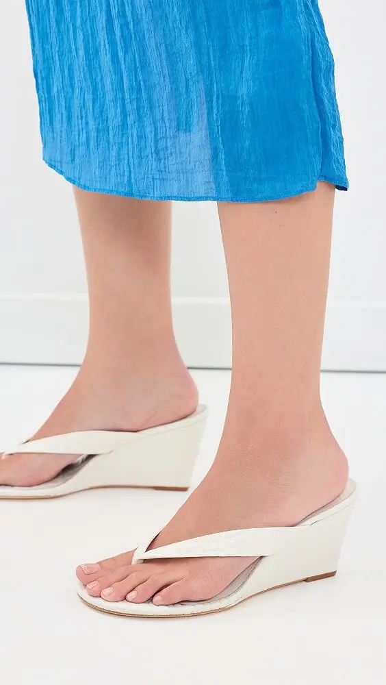 REFORMATION Jessie Wedge Sandals