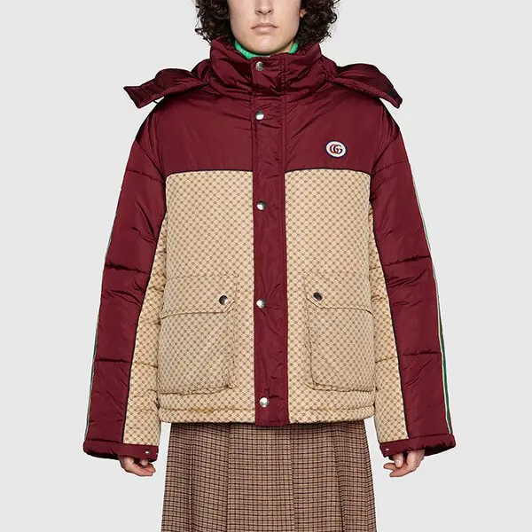 Gucci Gg Parachute Nylon Padded Jacket