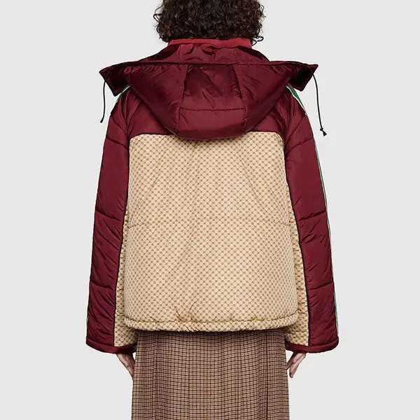 Gucci Gg Parachute Nylon Padded Jacket