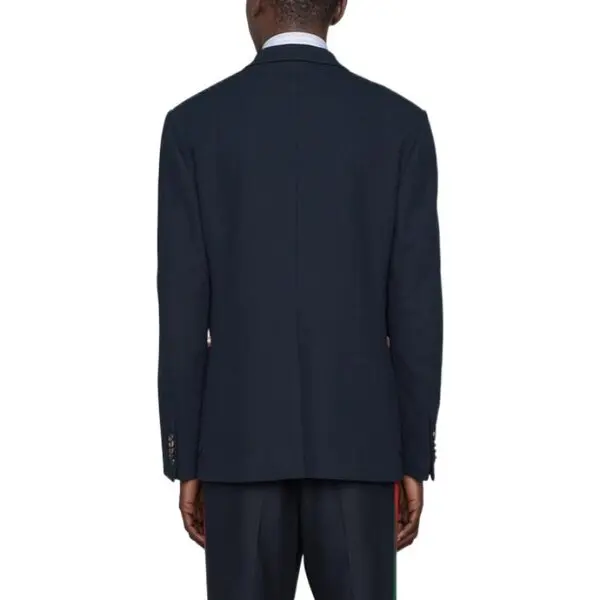 Gucci Cotton Jersey Jacket With Web