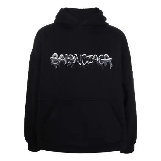Balenciaga Slime Hoodie - Black