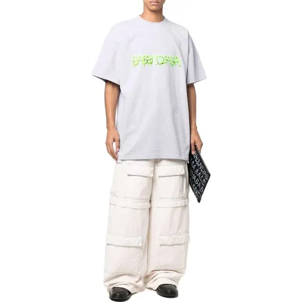 Balenciaga Slime Oversized T-shirt 'grey Green
