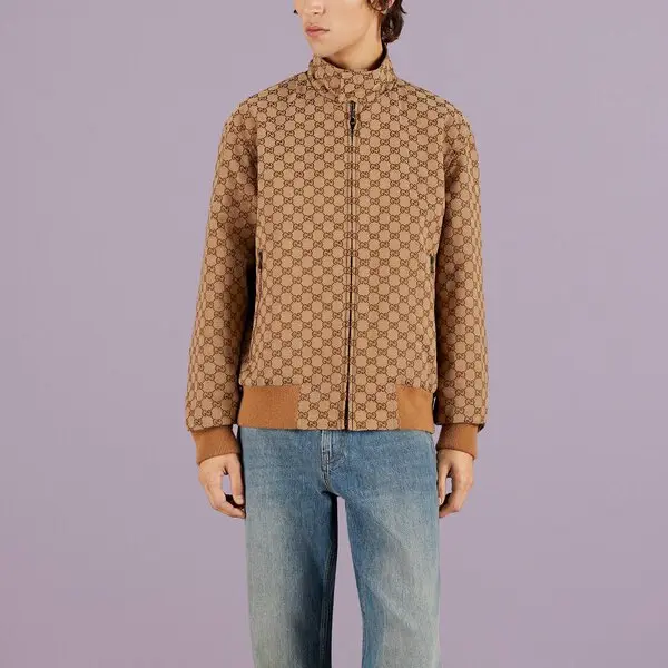 Gucci Gg Canvas Reversible Jacket