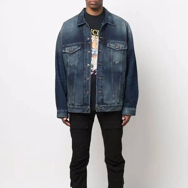 Balenciaga Fbi Denim Jacket