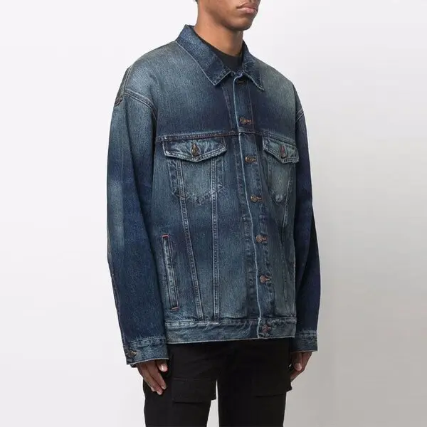 Balenciaga Fbi Denim Jacket