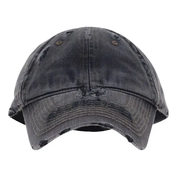 Balenciaga Denim Cap - Charcoal