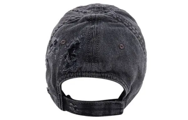 Balenciaga Denim Cap - Charcoal