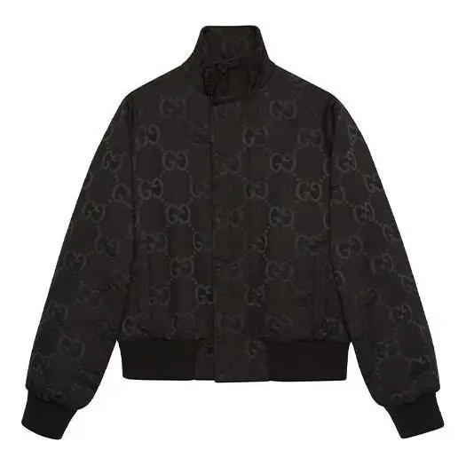 Gucci Jumbo Gg Canvas Bomber Jacket
