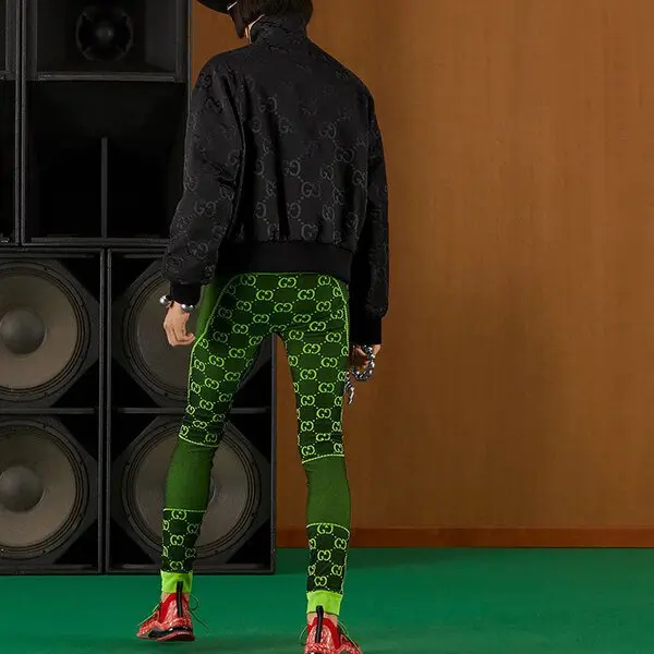 Gucci Jumbo Gg Canvas Bomber Jacket