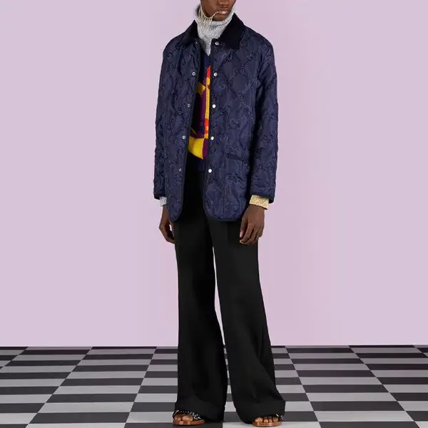 Gucci Quilted Gg Jacket