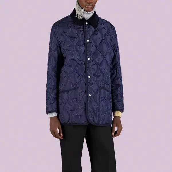 Gucci Quilted Gg Jacket