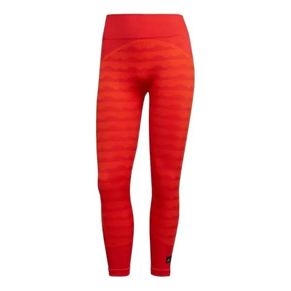 Adidas X Marimekko Aeroknit 7/8 Leggings Asia Sizing - Red