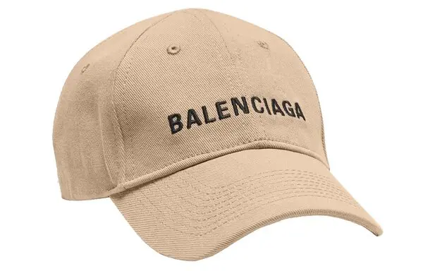 Balenciaga Visor Logo Cap 'beige Black