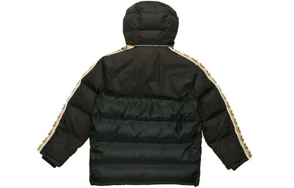 Gucci Gg Nylon Jacquard Padded Coat