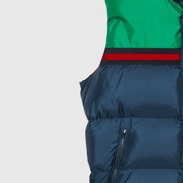 Gucci Padded Vest - Navy