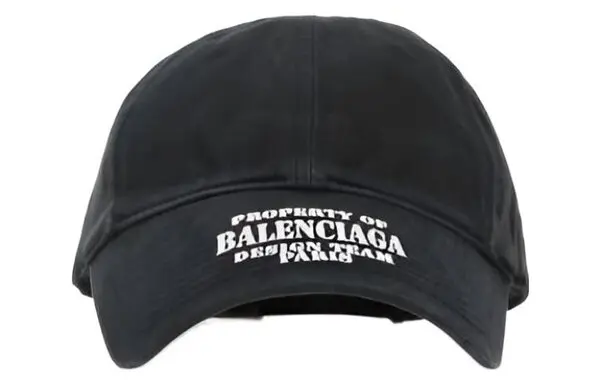 Balenciaga Embroidered Denim Ball Cap