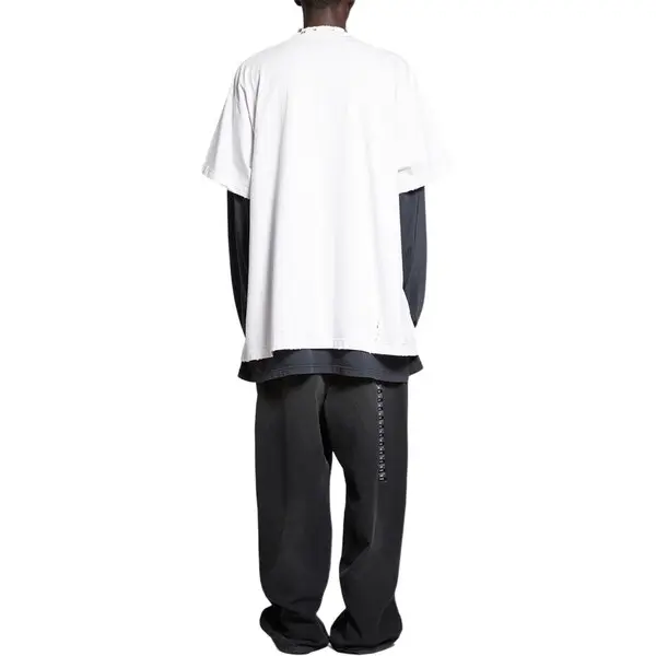 Balenciaga Oversized Pierced T-shirt