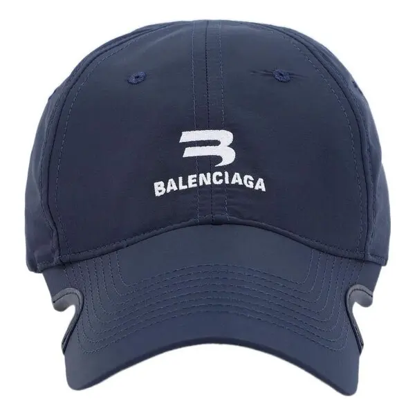 Balenciaga Sporty B Notch Visor Cap - Blue