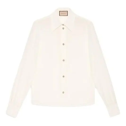 Gucci Silk Crêpe De Chine Shirt - Ivory