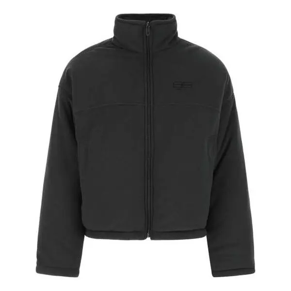 Balenciaga Bb Paris Icon Reversible Puffer Jacket - Washed Black