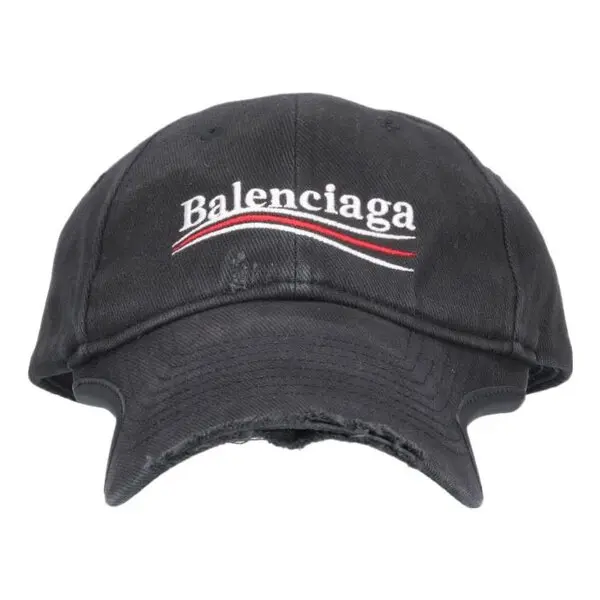 Balenciaga Destroyed Campaign Cap - Black