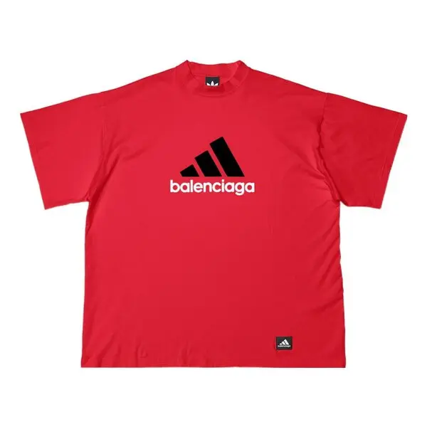 Balenciaga X Adidas Oversized T-shirt - Red
