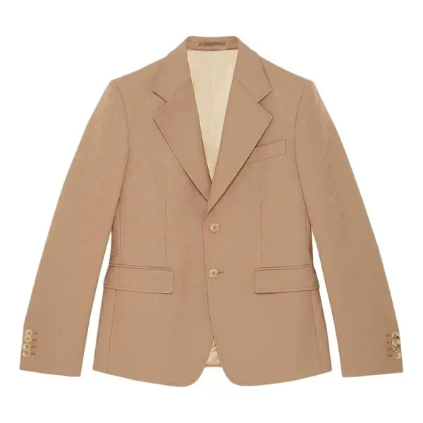 Gucci Gg Polyester Jacket - Light Brown