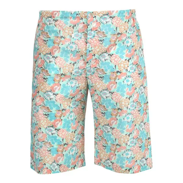 Gucci X Liberty London Floral Cotton Short - Light Blue/pink