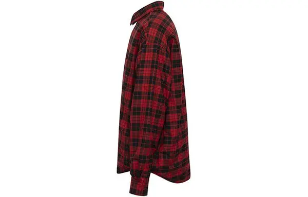 Balenciaga Checkered Flannel Padded Shirt