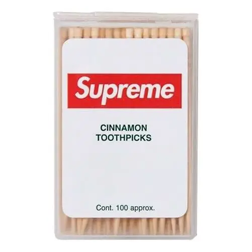 Supreme Cinnamon Toothpick 'white Red - White/red