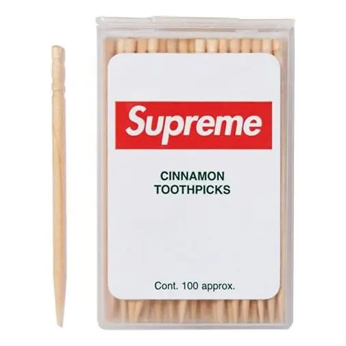 Supreme Cinnamon Toothpick 'white Red