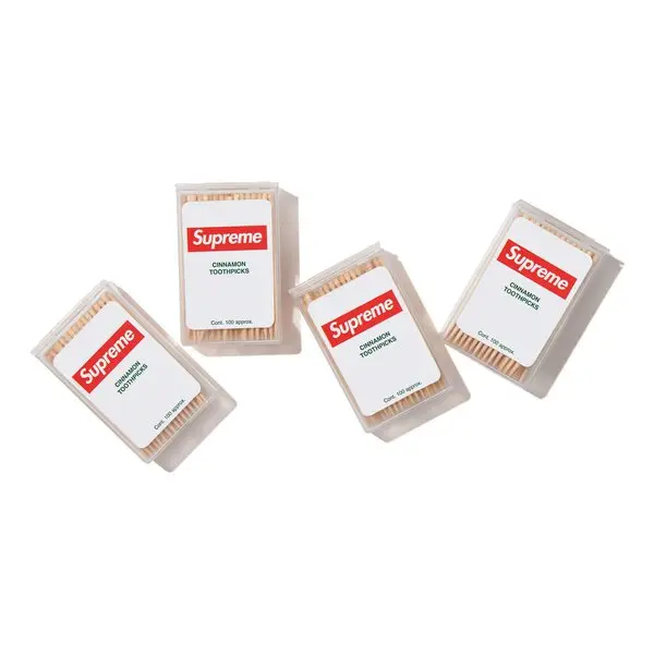 Supreme Cinnamon Toothpick 'white Red