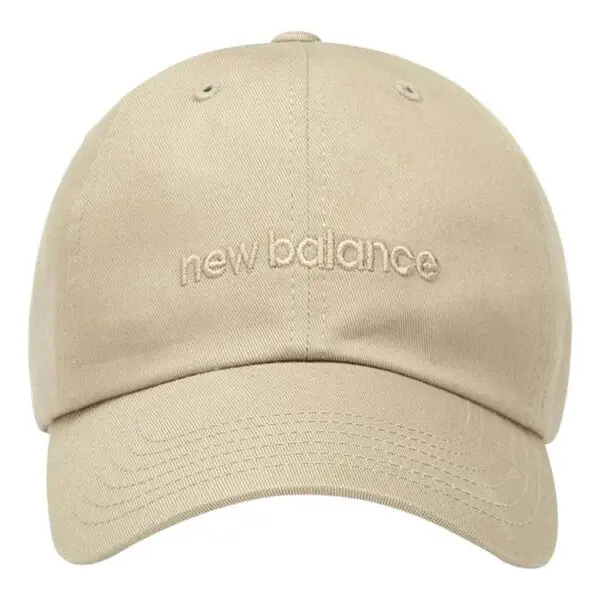 NEW BALANCE Embroidered Logo Baseball Cap - Beige