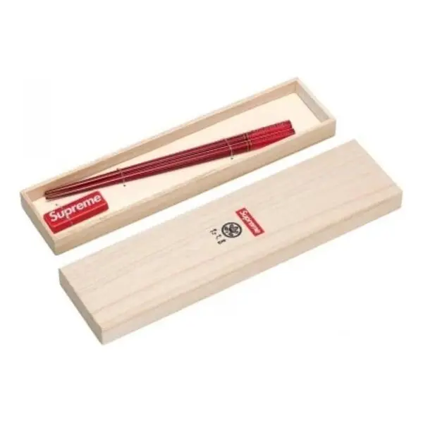 Supreme Chopstick Set 'beige Black Red