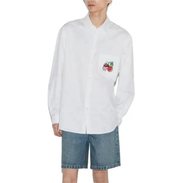 Gucci Maxi Gg Oxford Cotton Shirt
