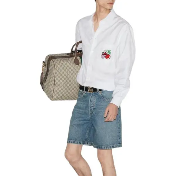 Gucci Maxi Gg Oxford Cotton Shirt