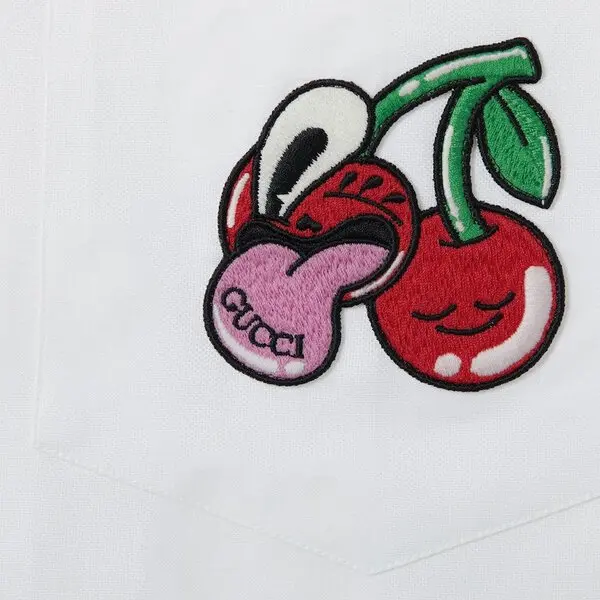 Gucci Maxi Gg Oxford Cotton Shirt