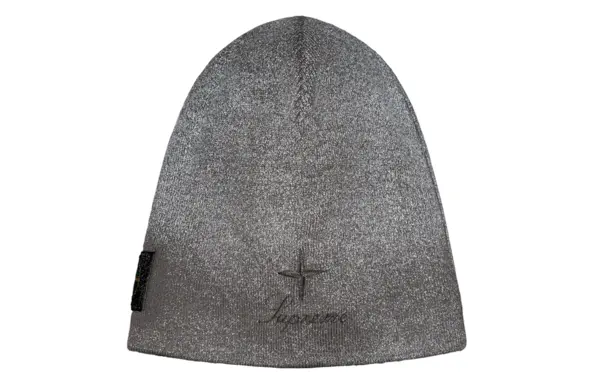 Supreme Fw23 Week10 Stone Island Reflective Beanie