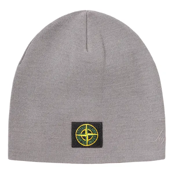 Supreme Stone Island Reflective Beanie - Grey