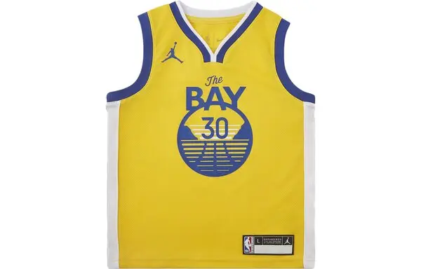 JORDAN Air Golden State Warriors Statement Jersey