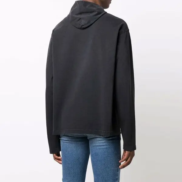 Balenciaga Est. 1917 College Logo Hoodie - Black