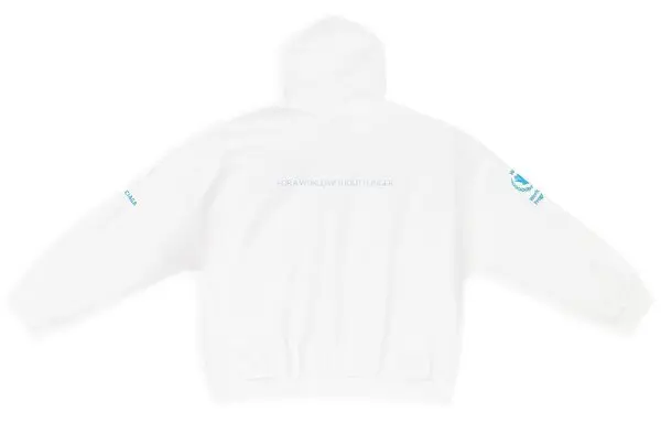 Balenciaga Fw22 Wfp Zip Up Hoodie