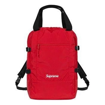 Supreme Tote Backpack - Red/black/white